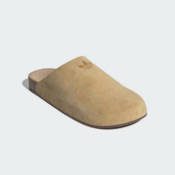 adidas | Shoes | Adidas Adimule Slides Tan Suede Mules | Poshmark